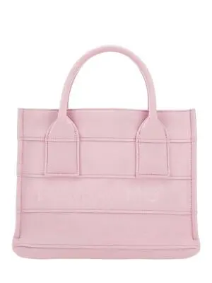FERRAGAMO Fabric Beach Handbag - Pink