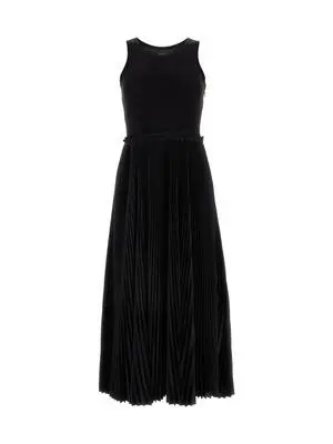 Balenciaga Tanktop Pleat Dress - Multicolor
