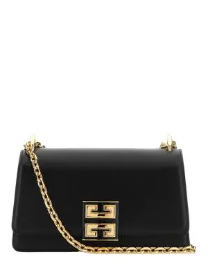 Givenchy Leather Small 4g Shoulder Bag - Black
