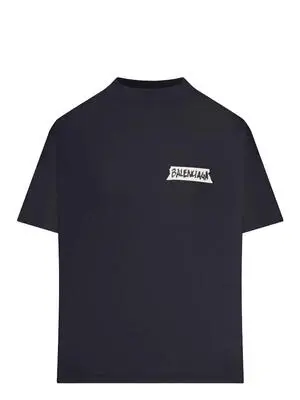 Balenciaga Medium Fit Masking Tape T-shirt - Multicolor