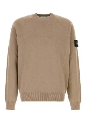 Stone Island Stone Island Men Cappuccino Cotton Sweater Brown