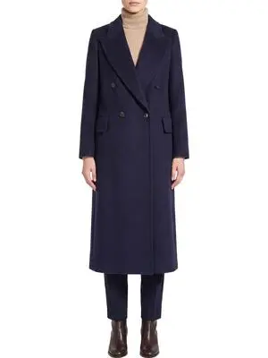 Max Mara MAX MARA Long Coat Blue