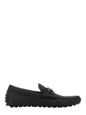 Gucci Leather Loafers - Black