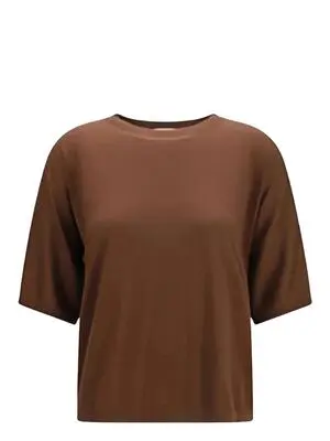 Brunello Cucinelli Cashmere Blend T-shirt - Multicolor