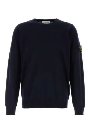 Stone Island Midnight Wool Sweater - Blue