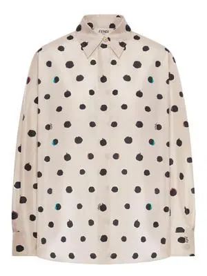 Fendi Printed Taffeta Shirt - Multicolor