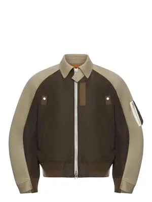 Sacai Cotton Chino X Nylon Twill Blouson - Multicolor