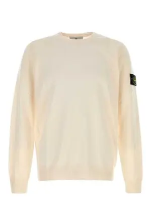 Stone Island STONE ISLAND Wool Sweater White