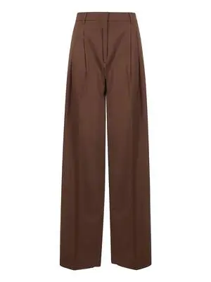 Max Mara Wool Trousers - Brown