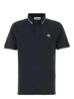 Stone Island Midnight Stretch Piquet Polo Shirt - Blue