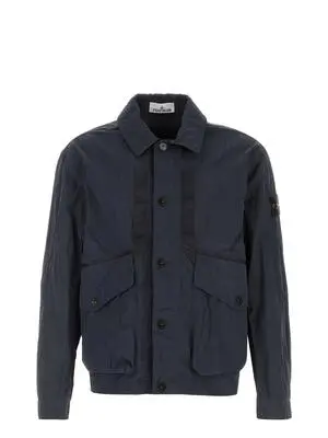 Stone Island Dark Nylon Windbreaker - Blue