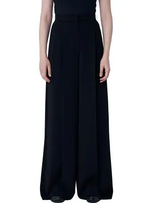 Max Mara Tailored Plain Weave Trousers - Black