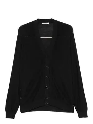 LEMAIRE Wool Blend Twisted Cardigan - Multicolor