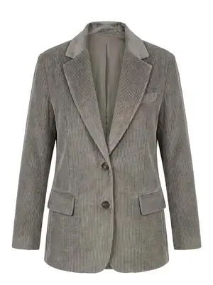 BRUNELLO CUCINELLI Brunello Cucinelli Corduroy Single-Breasted Blazer
