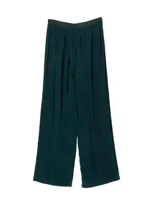 FORTE_FORTE Velvet High-waisted Trousers - Multicolor