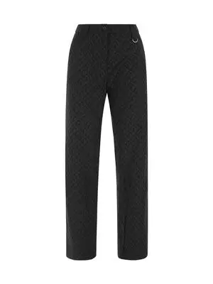 MARINE SERRE Embroidered Polyester Blend Pant - Multicolor