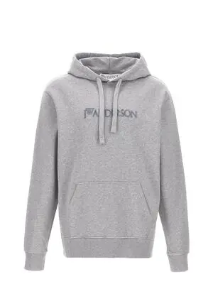 JW Anderson J.w.anderson 'logo Embroidery' Sweatshirt - Gray