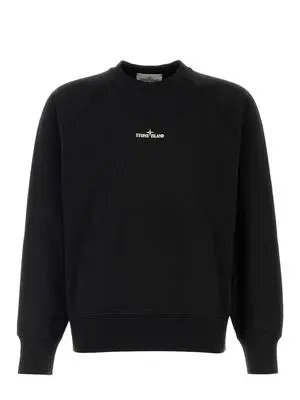 Stone Island Cotton Sweatshirt - Black