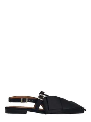 GANNI Big Bow Ballet Flats - Black