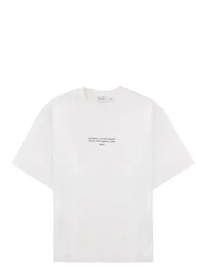 Off-White T-shirt Con Logo - White