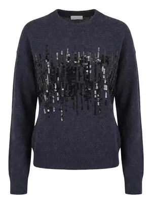 Peserico Round Neck Sweater - Multicolor