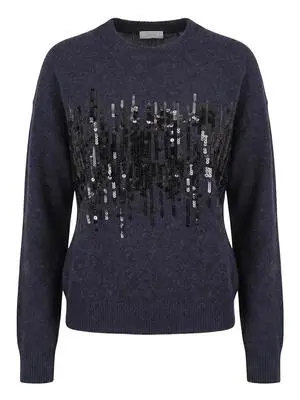 Peserico Round Neck Sweater - Multicolor