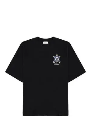 Off-White T-shirt Con Logo - Black