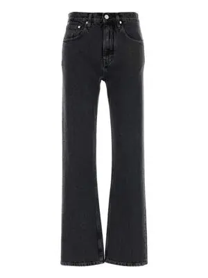 JIL SANDER Jil Sander Women Dark Grey Denim Jeans Gray