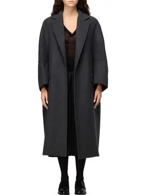 Max Mara Wool Long Coat - Gray