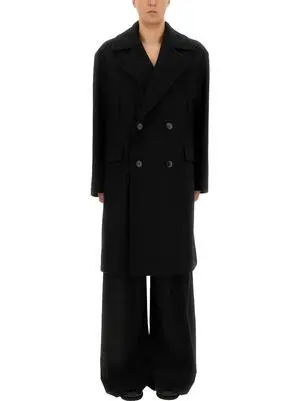 Dries Van Noten Racos Overcoat - Black