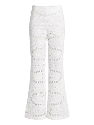 Charo Ruiz Ibiza Cut-out Trousers - White