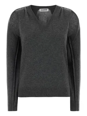 JIL SANDER JIL SANDER Cashmere Sweater Gray