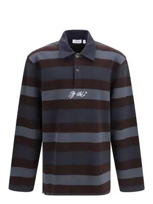 Off-White Stroke Polo Shirt - Multicolor