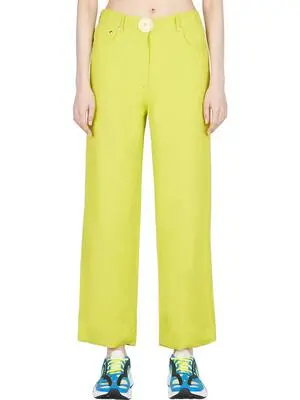 Stella McCartney Maxi Button Pants - Yellow