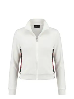 GUCCI GUCCI Ribbed Cotton Zip Sweatshirt