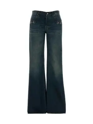 Gucci Petite Fit Low Rise Pants - Multicolor