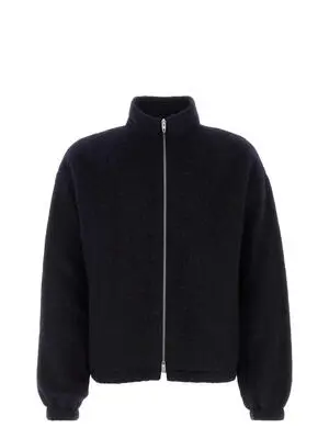 JIL SANDER Wool Blend Sweatshirt - Blue