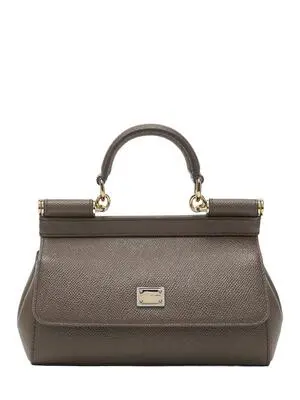 Dolce & Gabbana Small Sicily Handbag - Brown