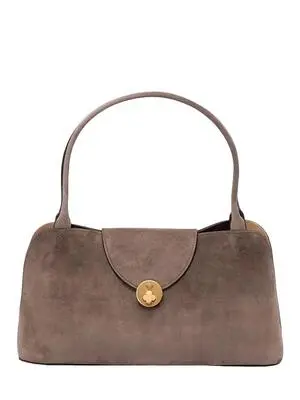 Versace Medium Suede Bag - Multicolor