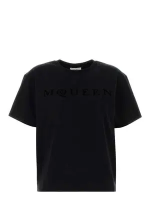 Alexander McQueen Cotton T-shirt - Black