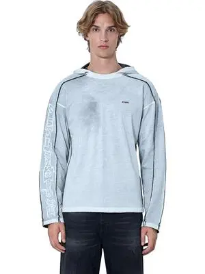 DIESEL® T-riven-ls Hoodie - Gray