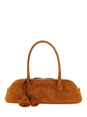 Magda Butrym Brigitte Suede Shoulder Bag - Brown