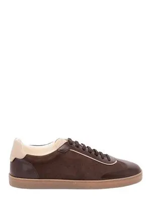 Brunello Cucinelli Leather Sneakers - Multicolor