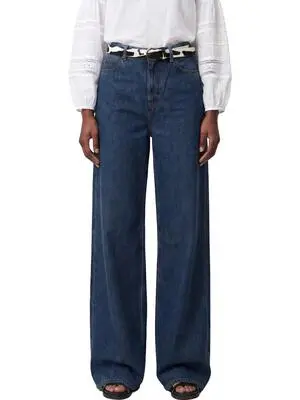 Max Mara Cotton Denim Jeans - Blue