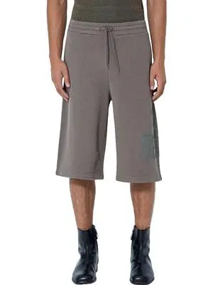 DIESEL® P-from Drawstring Logo Shorts - Brown