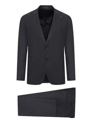Tagliatore Tailored Wool Suit With Single-breasted Jacket - Multicolor