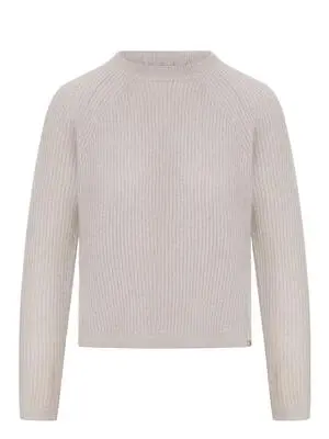 Herno Ribbed Sweater In Wool And Mohair Blend - Multicolor