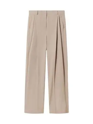 Stella McCartney Pleated Wool Trousers - Multicolor
