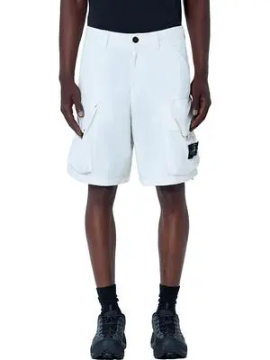 Stone Island Cargo Shorts With Flap Pockets - Multicolor