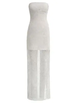 ROTATE BY BIRGER CHRISTENSEN Long Lace Dress - Multicolor